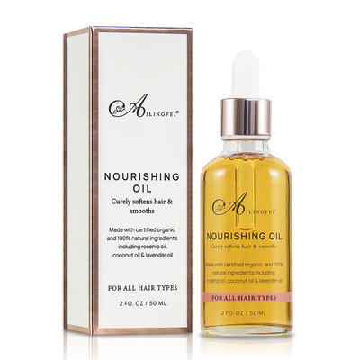 Private Label Moisturizing Nourishing Hair Oil Natural Jojoba Seed Oil Castor Seed Oil Ginger Root Oil Avocado Oil Massa
